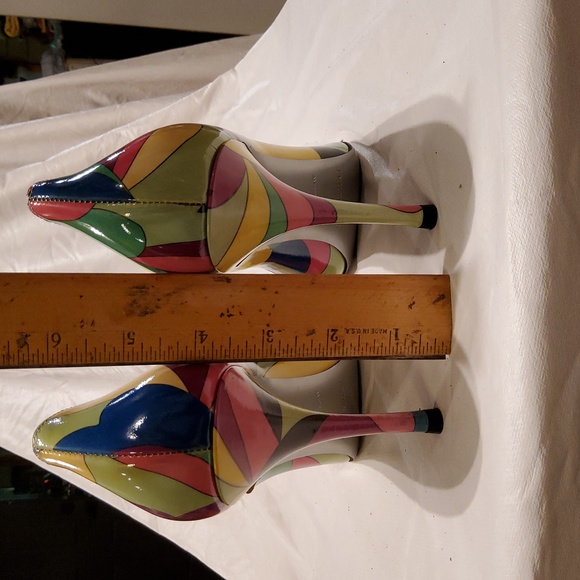 Emilio Pucci | Shoes | Multicolor Pointed Toe Heels | Poshmark